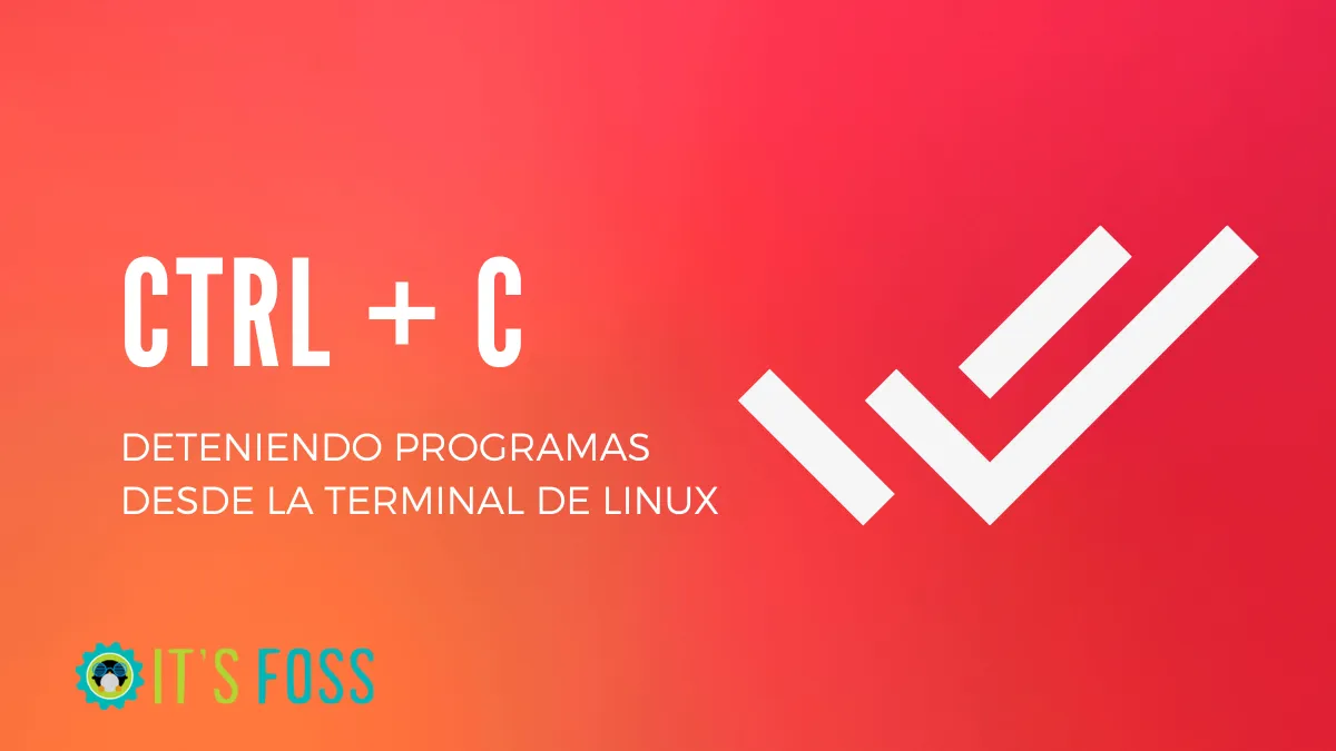 Cómo detener un programa en la terminal de Linux