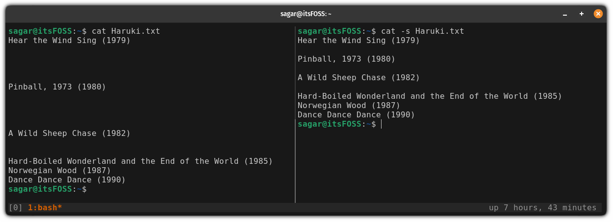 Using Cat Command In Linux Linux And Unix