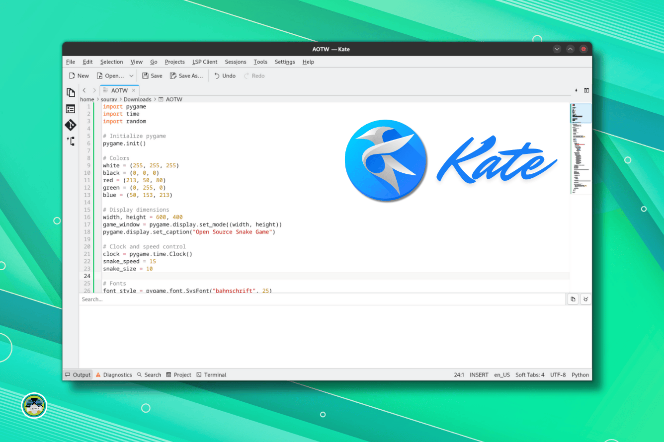 Kate: A Refreshing Open-Source Code Editor to Replace Boring Options