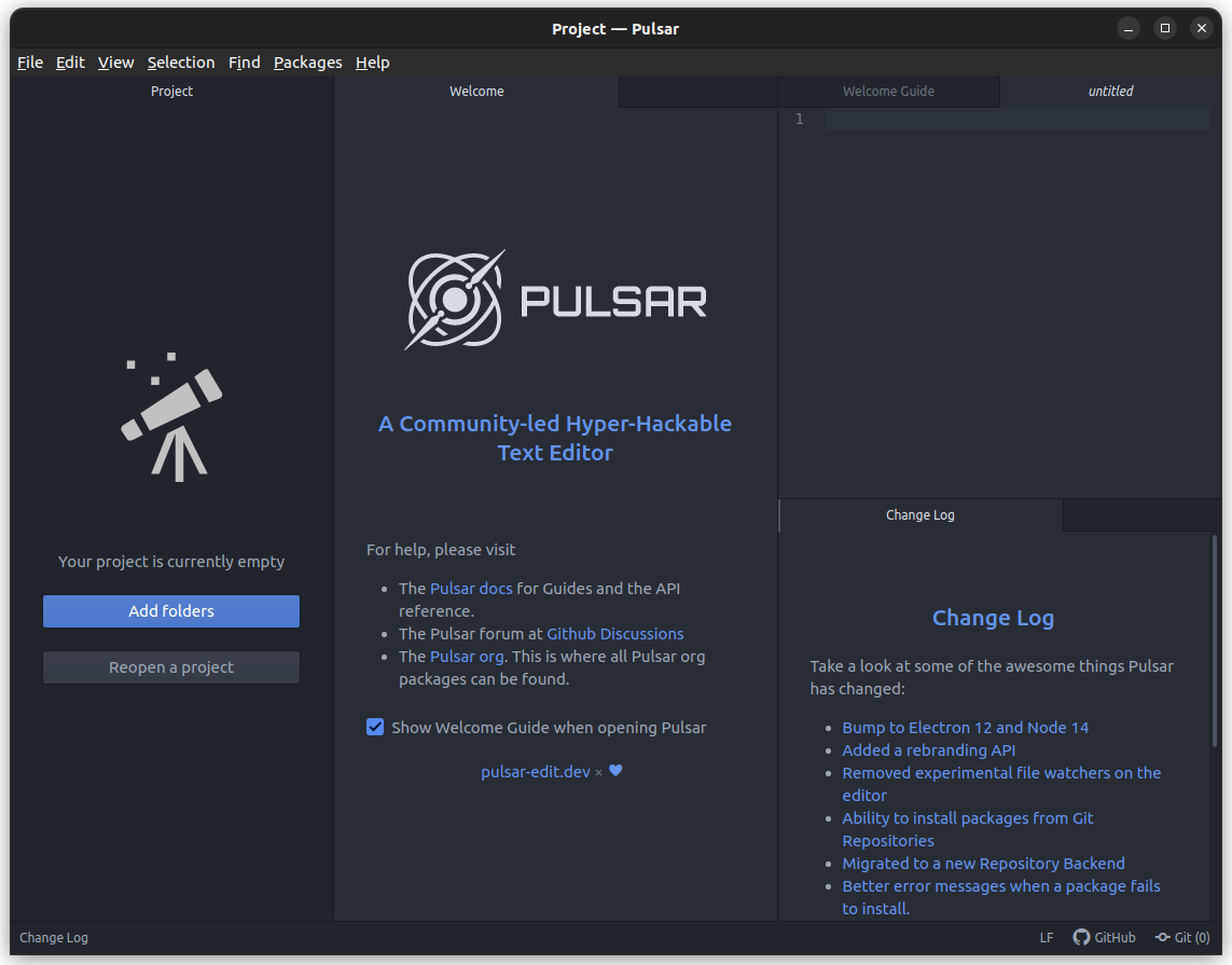 Pulsar: A Community-Led Open Source Code Editor to Continue the Legacy of Atom
