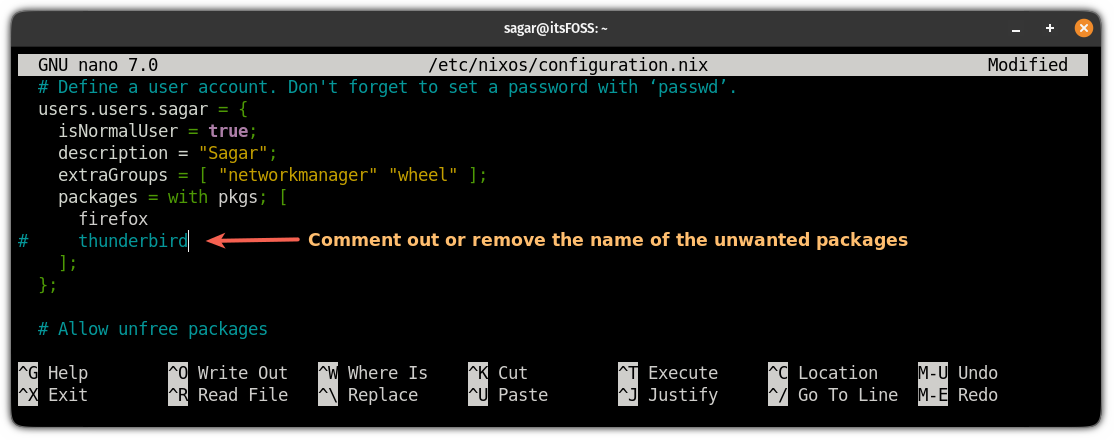 Install and Remove Packages in NixOS