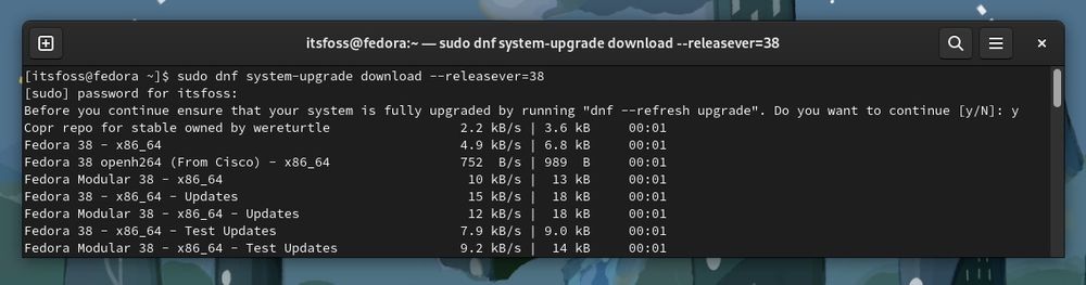 How to Upgrade From Fedora 37 to Fedora 38