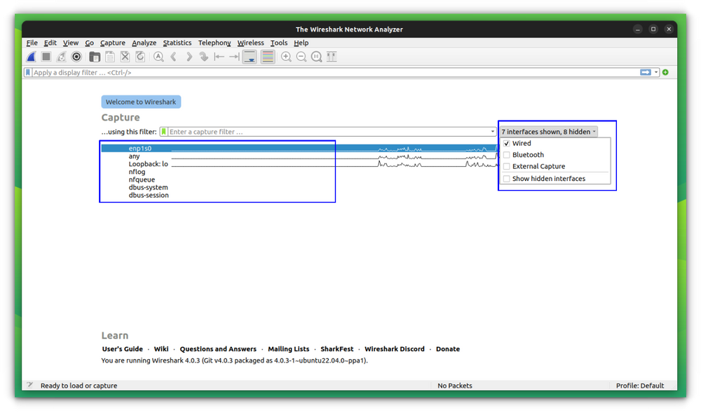 Install and Use Wireshark on Ubuntu Linux