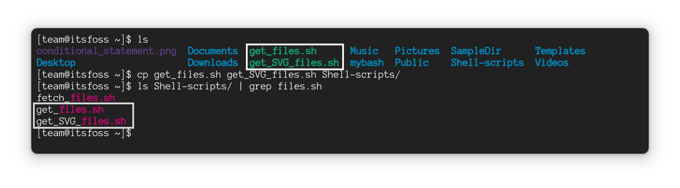 Using cp Command in Linux