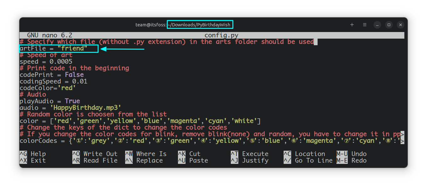 Display Animated ASCII Birthday Wish in Linux Terminal 🎂
