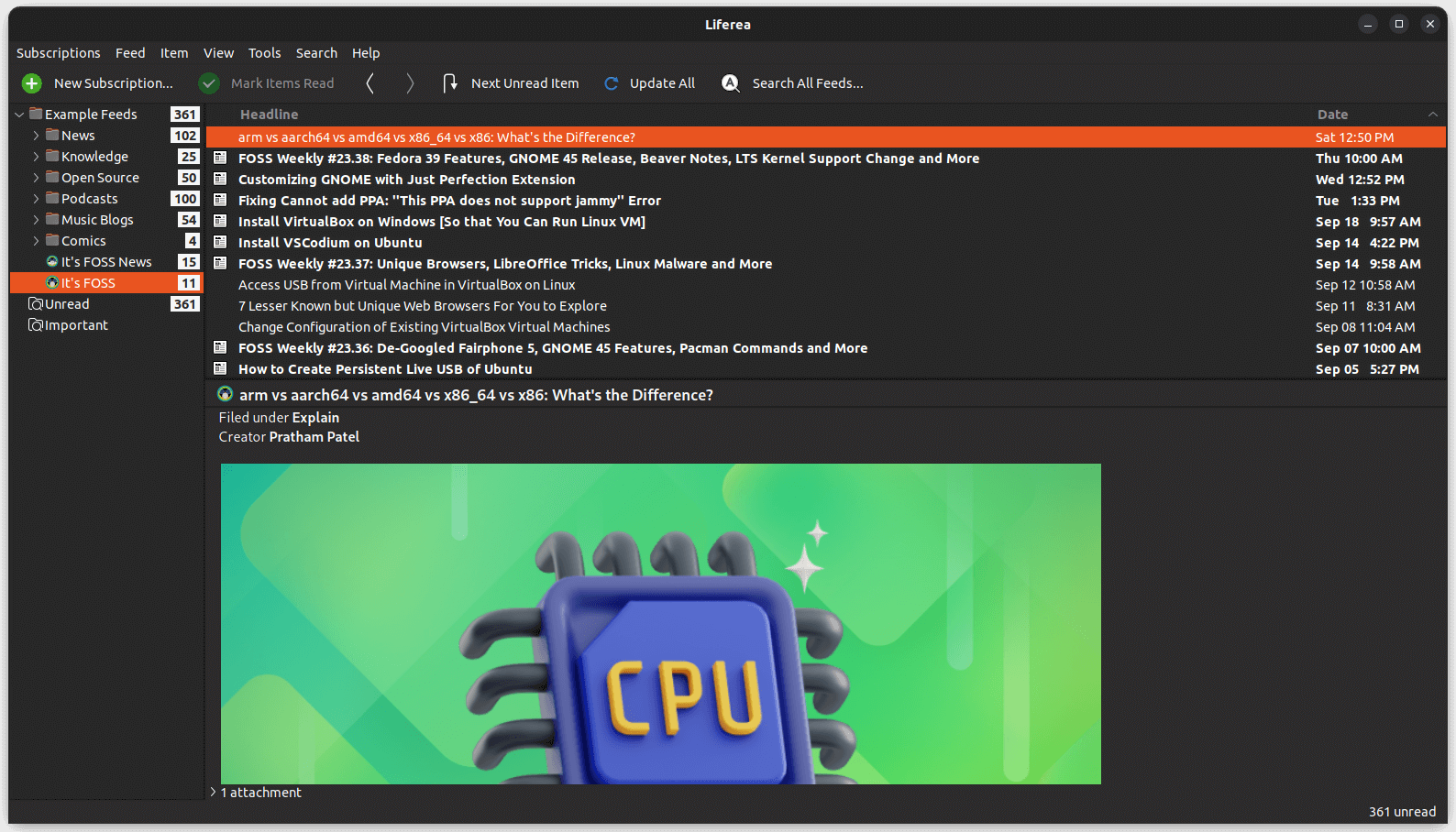 7 Best Feed Reader Apps for Linux Desktop [2024]