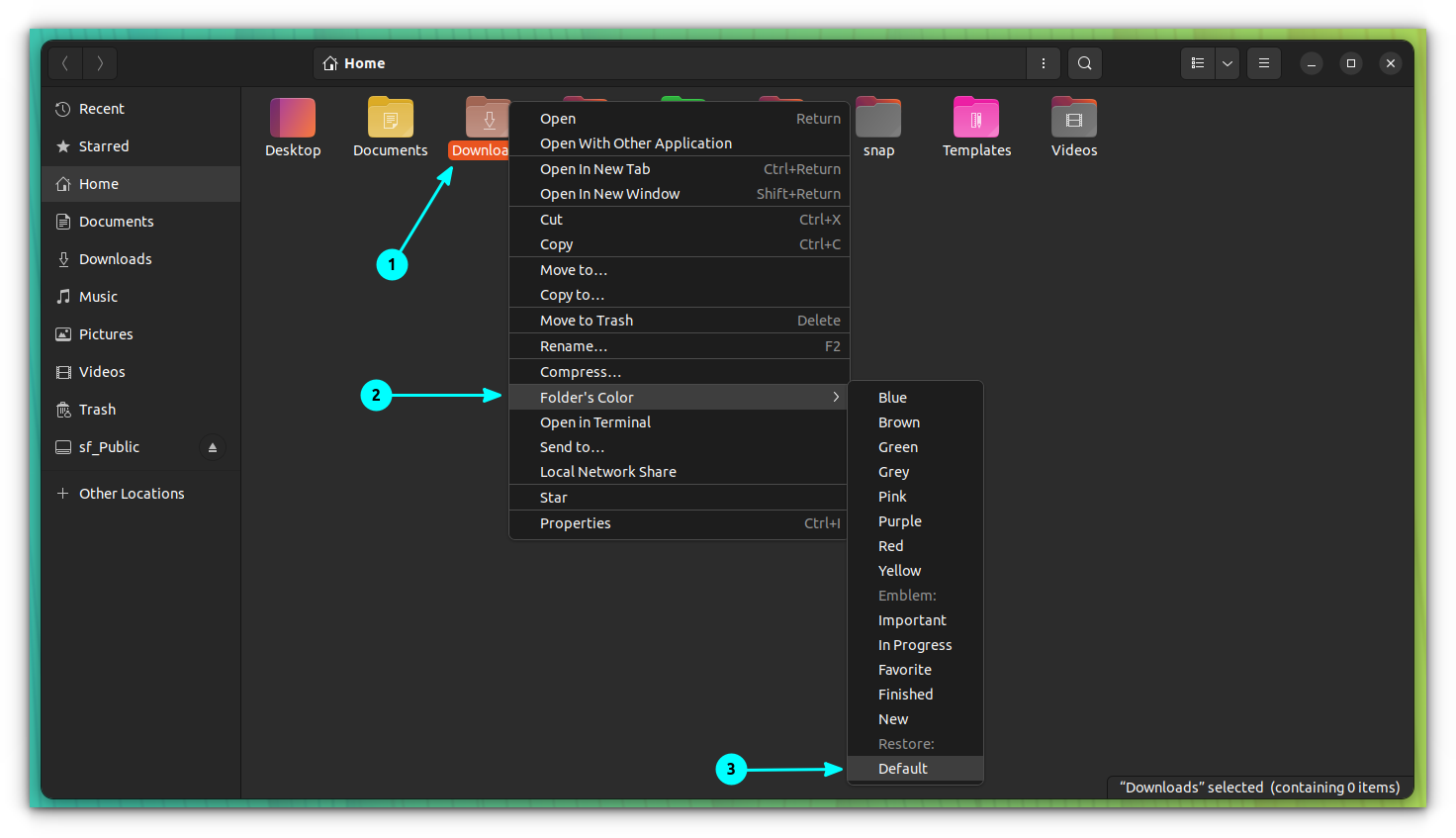 How to Change Folder Color in Ubuntu