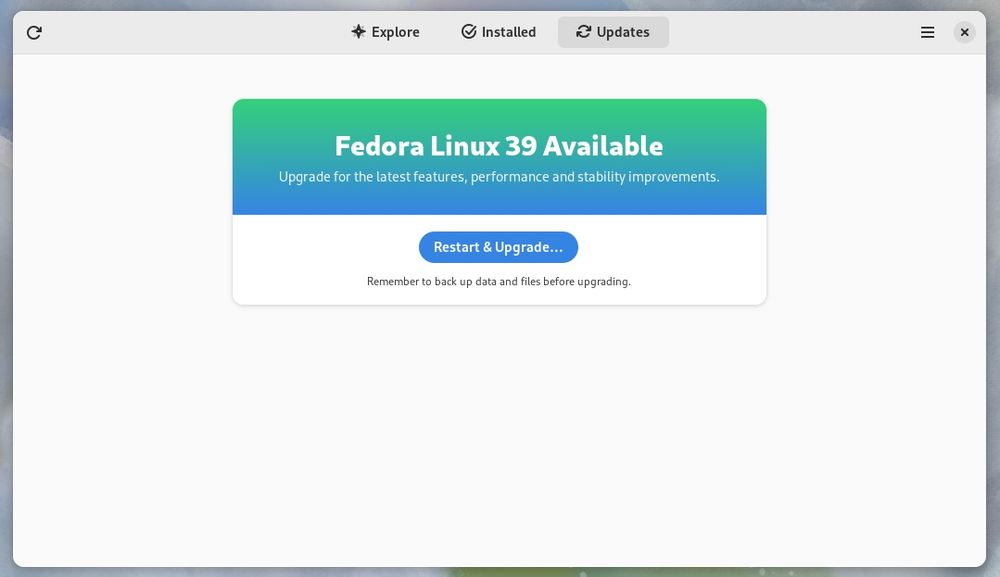 How to Upgrade From Fedora 38 to Fedora 39