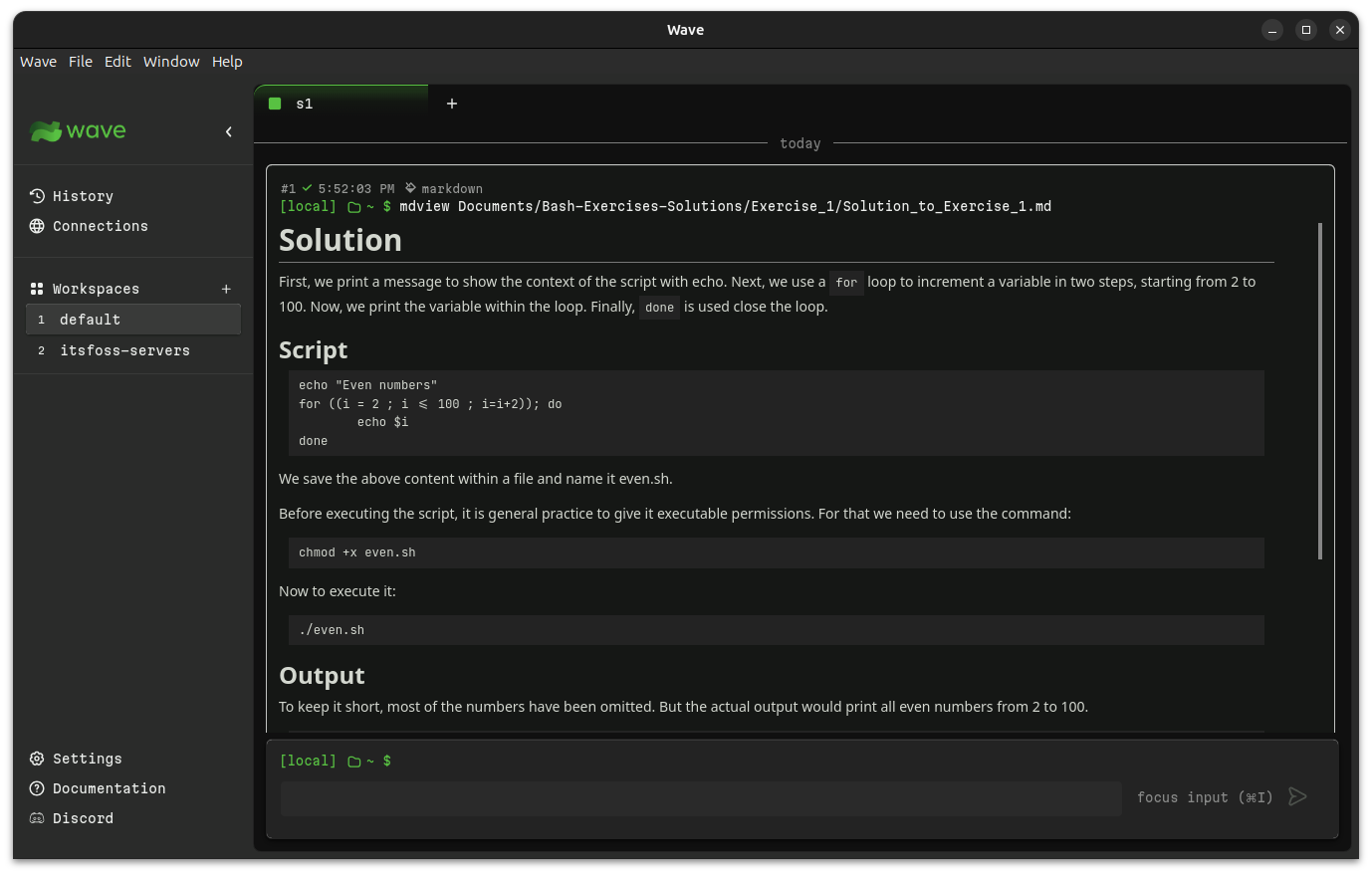 Wave: A Modern New Linux Terminal that You'll Love if You Hate Command Line