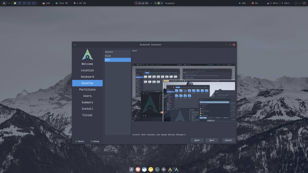 Archcraft: A Customized Lightweight Linux Distro Experience