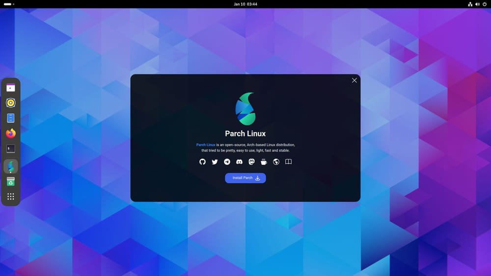 Parch Linux: A Simple & Easy-to-Use Arch-based Distro