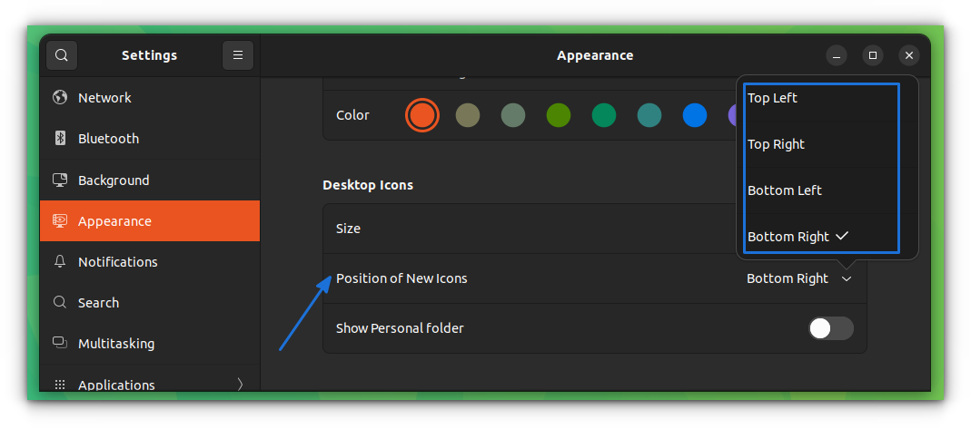 How to Add Files and Folders on Desktop Screen in Ubuntu
