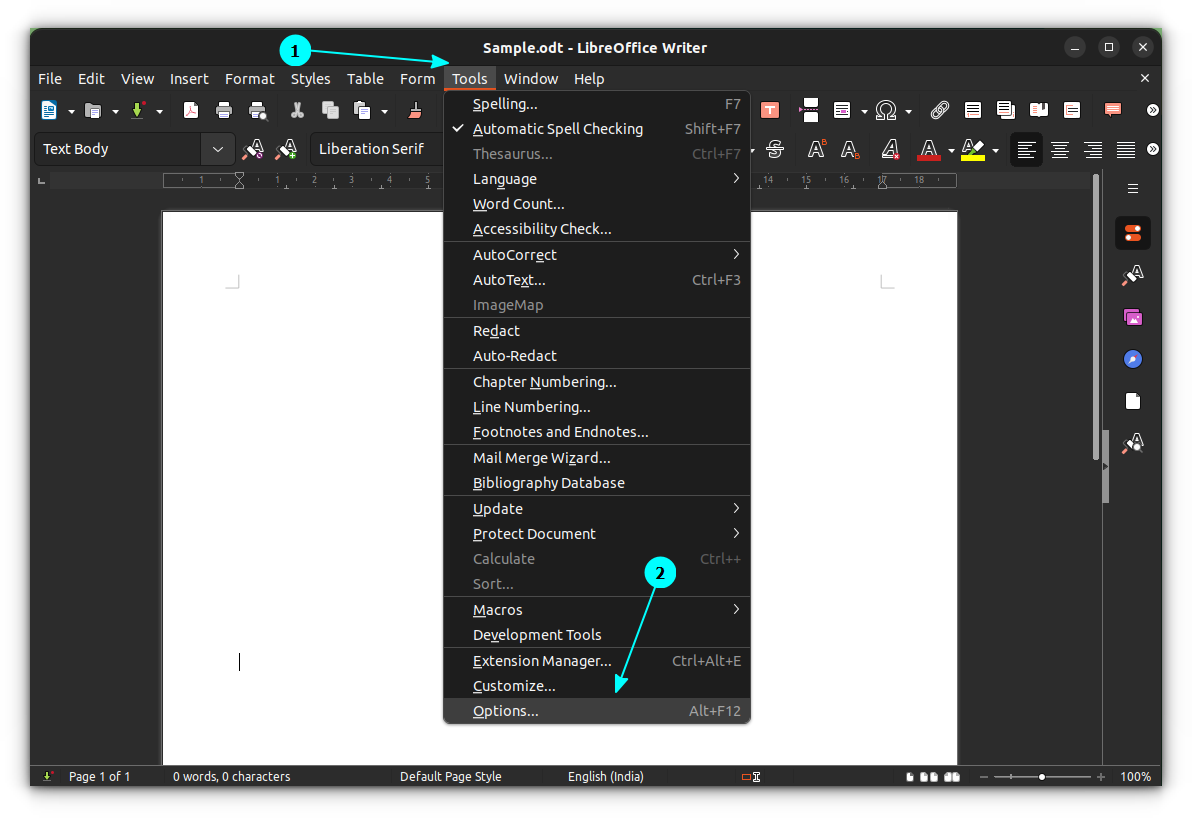 How to Go Full Dark Mode With LibreOffice
