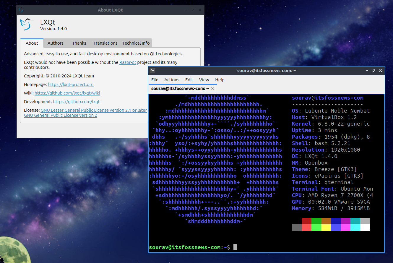 Lubuntu 24.04 LTS Lands With Installer Improvements and LXQt 1.4