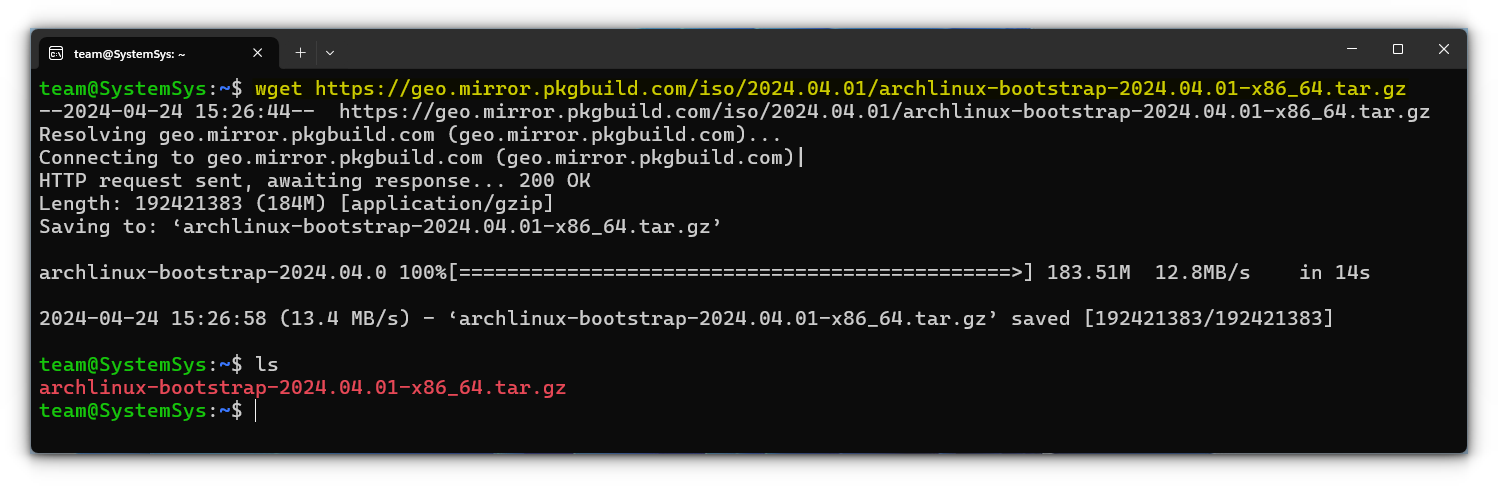 Using Arch Linux With WSL