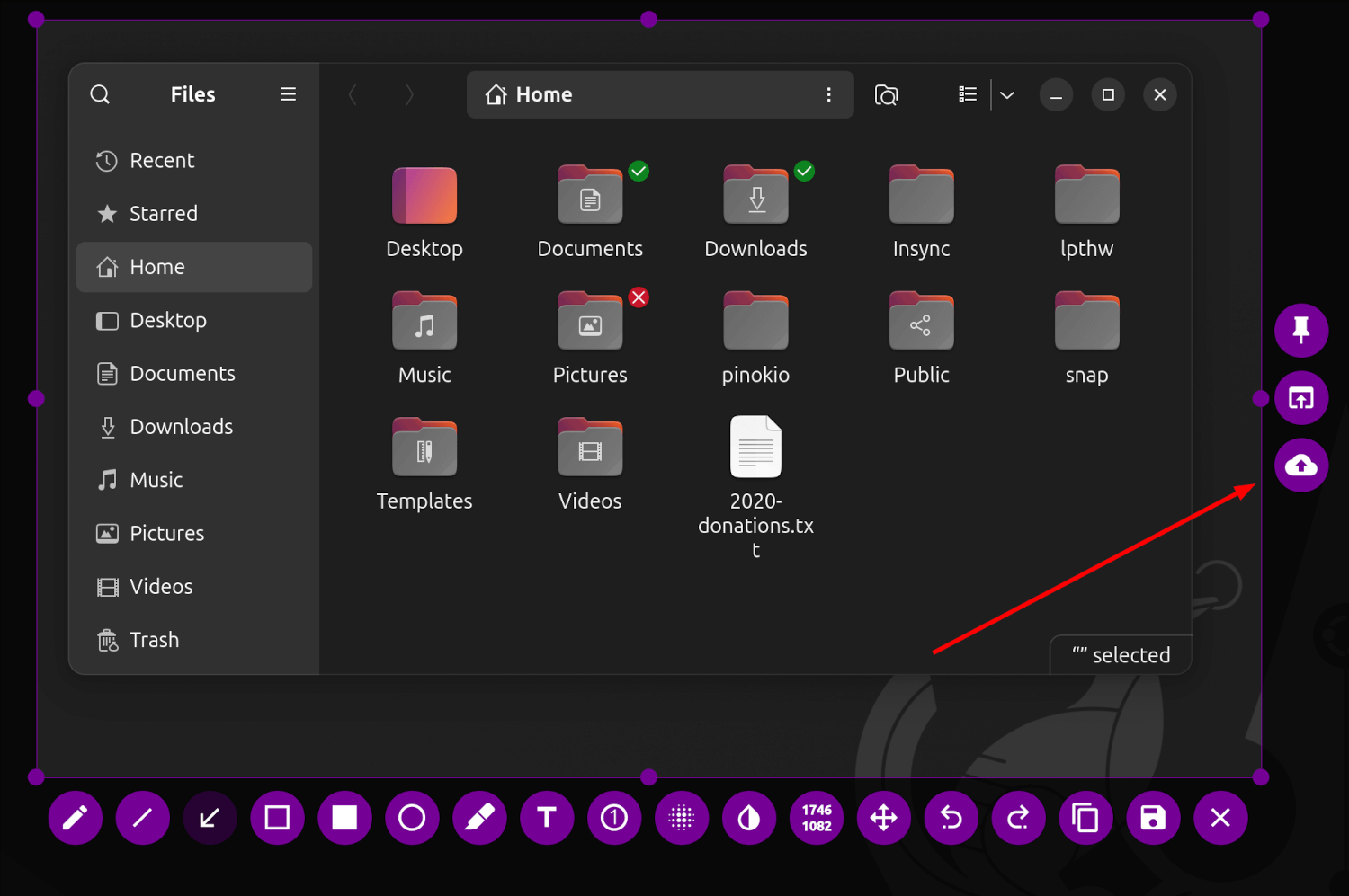 Taking and Editing Screenshots in Linux With Flameshot