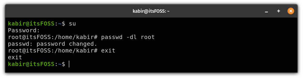 Set and Unset Root Password in Ubuntu