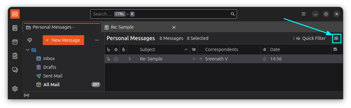 Enable and Disable Message Threads in Thunderbird