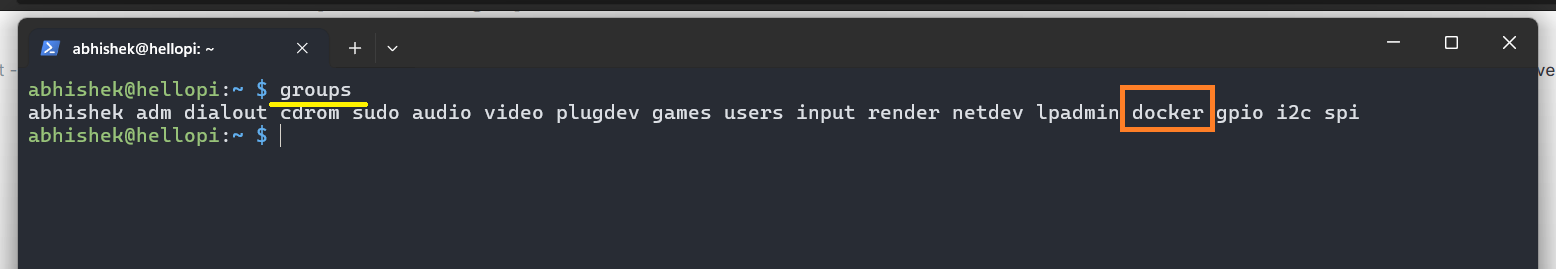 Installing Docker on Raspberry Pi OS