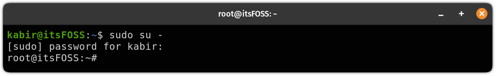 Sudo I Or Su How To Switch To Root User In Ubuntu