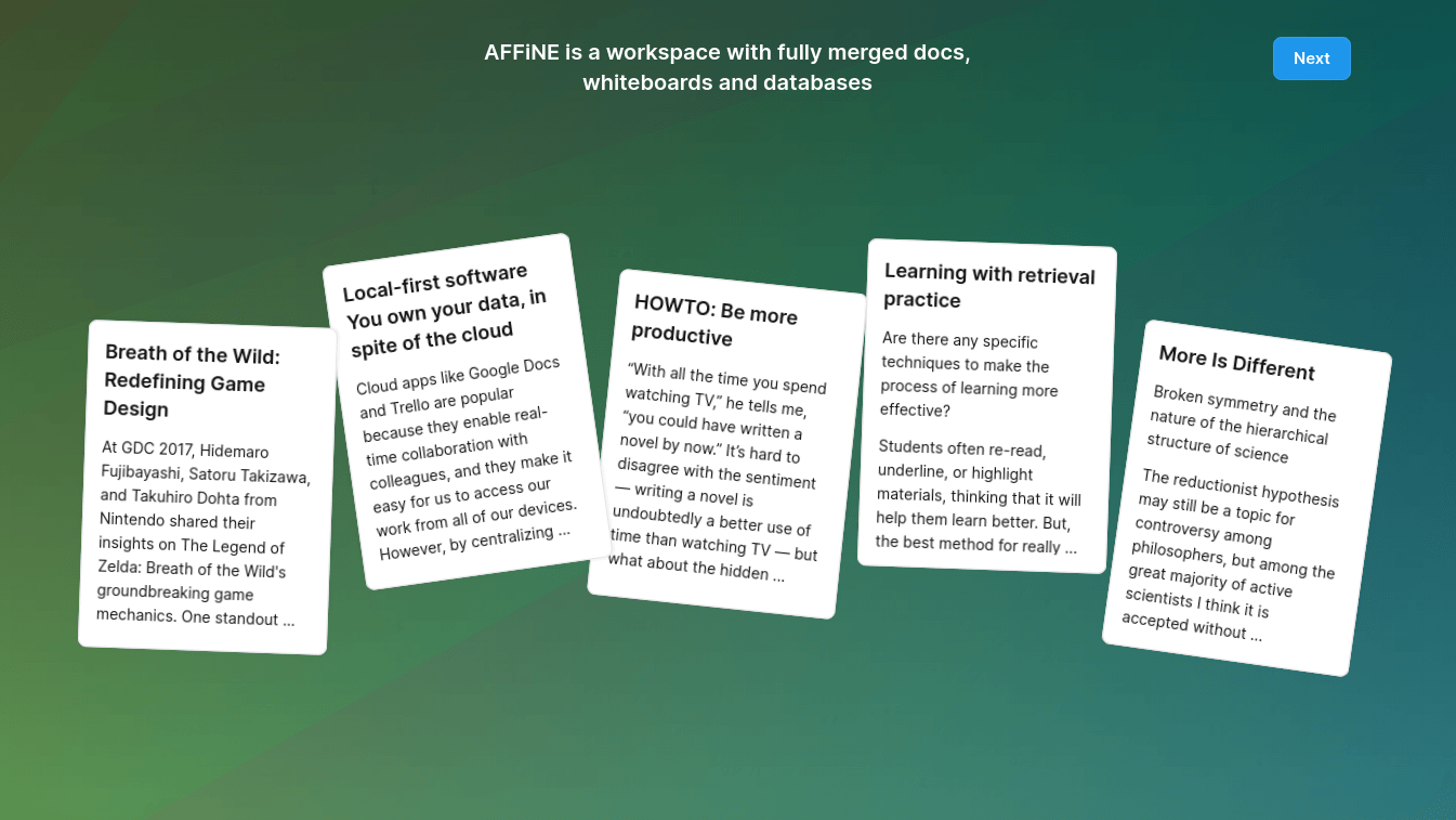 AFFiNE: A Truly Wonderful Open Source Notion Alternative With a Focus ...