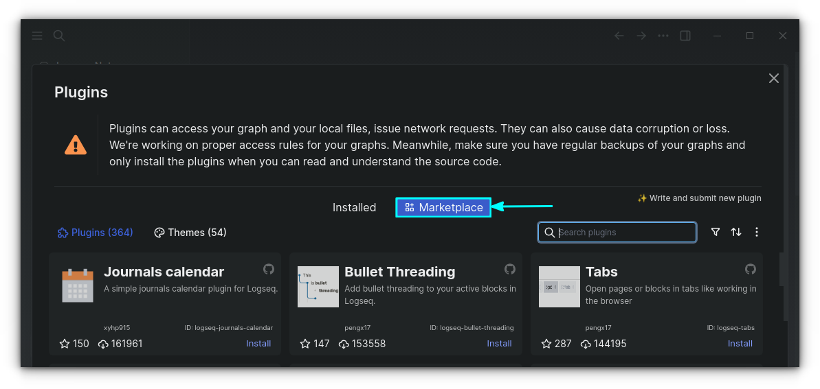 Customize Logseq With Themes and Plugins