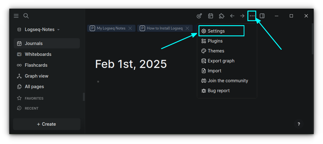 Customize Logseq With Themes and Plugins