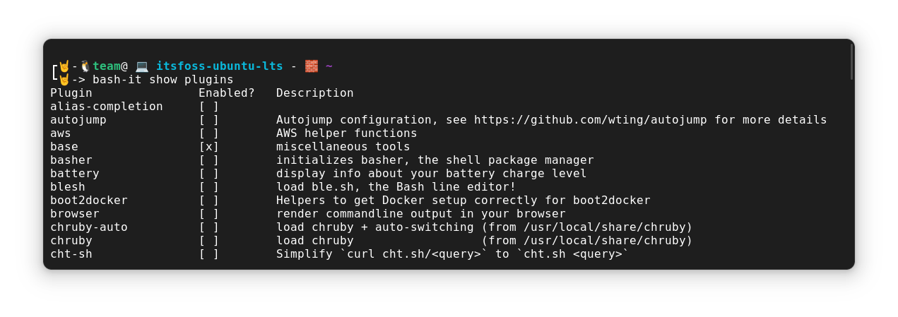 Bash-it : Bash Framework to Make Your Terminal Look Cool
