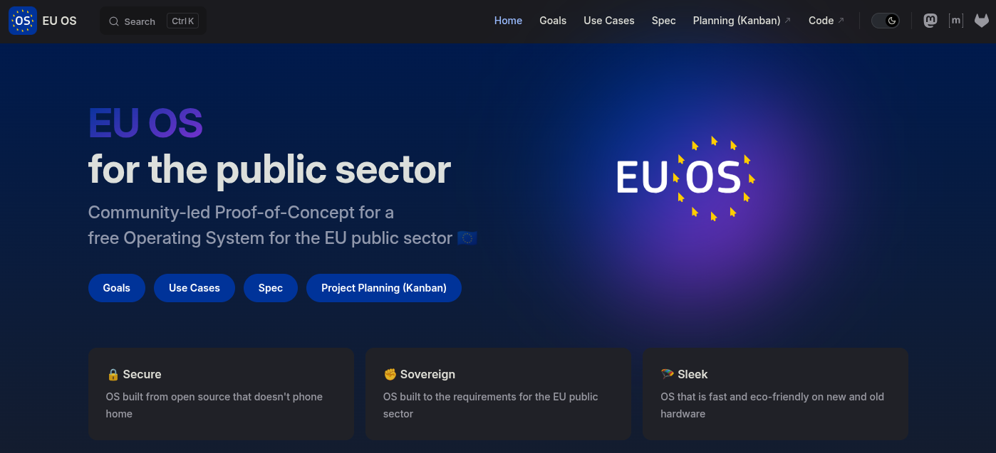 Can this become the European Union's own Linux Distribution?