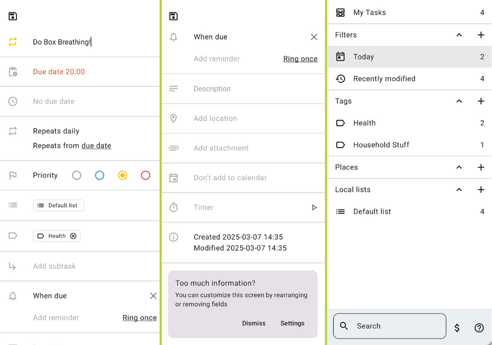 Ditch Proprietary Reminder Apps, Try Tasks.org Instead