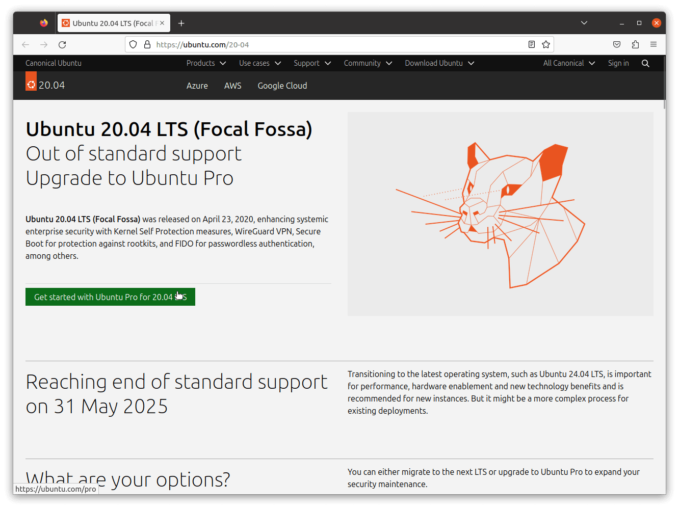 Ubuntu 20.04 LTS is Reaching End of Life — Here are Your Options
