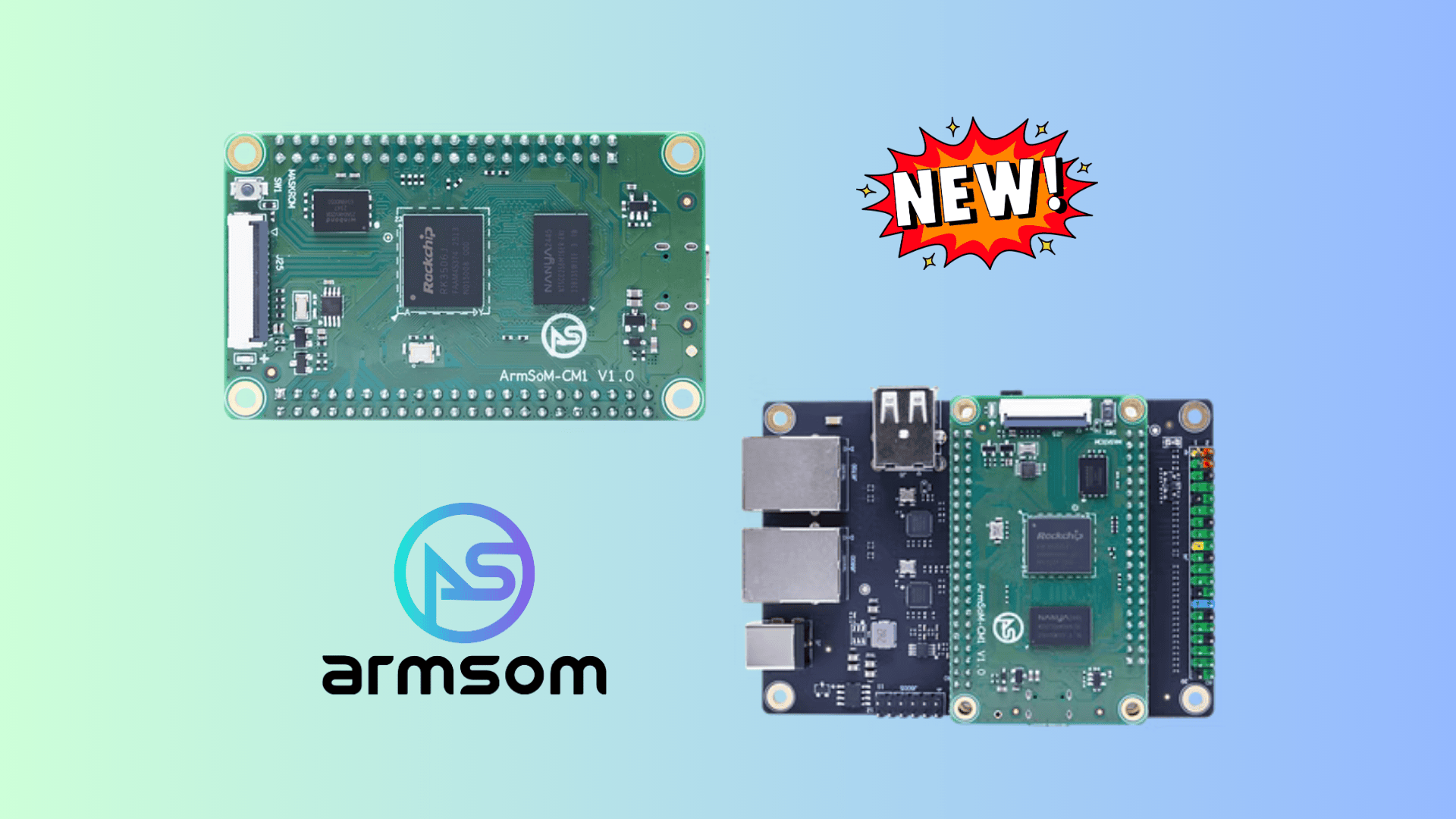 ArmSoM Unveils CM1, a $15 Rockchip Compute Module for Industrial IoT