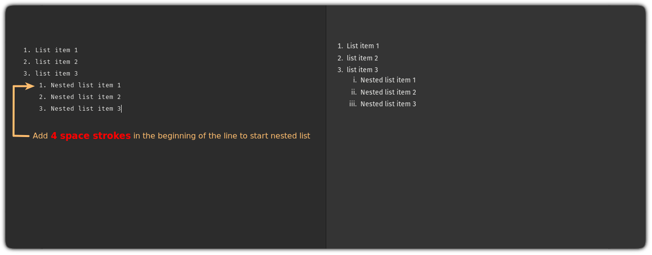 How to Add Bullet Points and Numbered Lists in Markdown