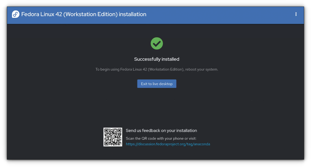 Installing Fedora Linux in the Simplest Possible Way