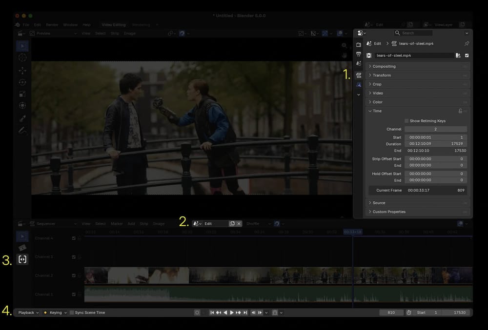 Blender 5.0 Released with HDR Support, Video Sequencer Overhaul, and ACES Workflows