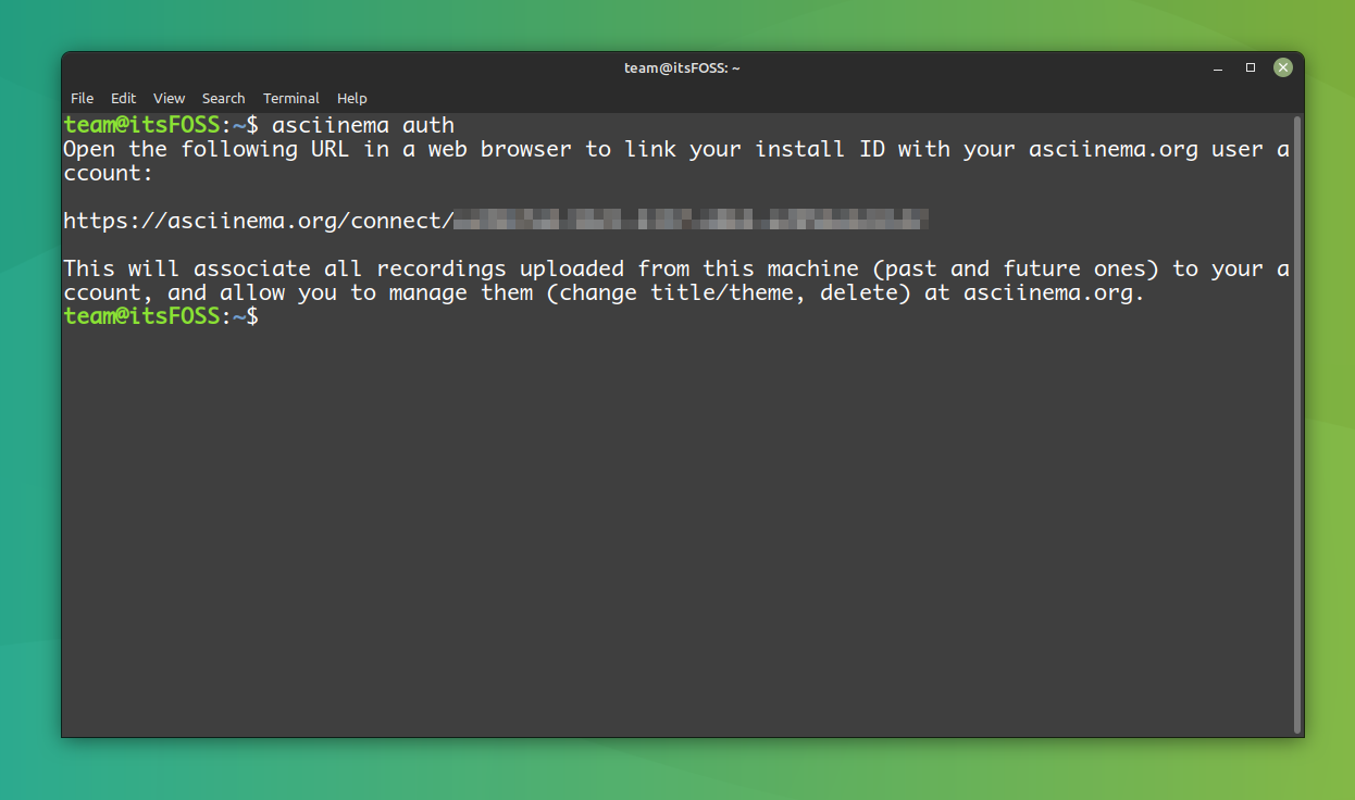 asciinema: Record & Share Linux Terminal Session