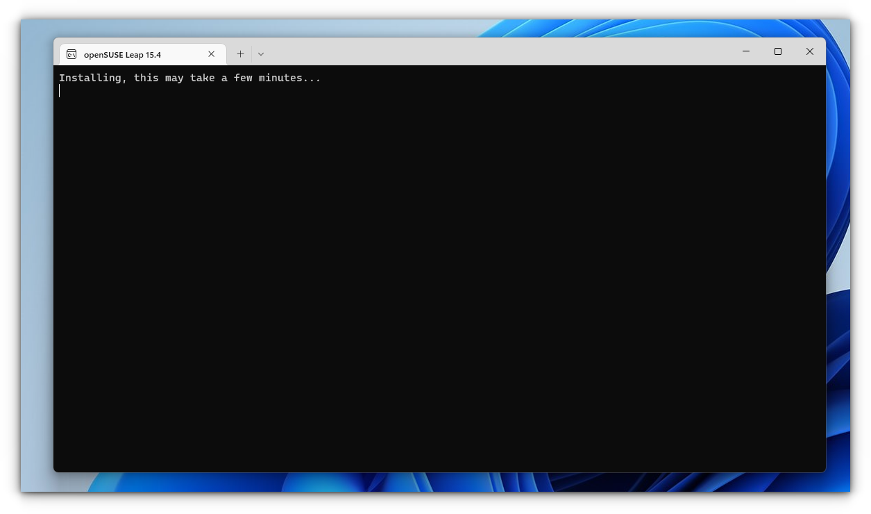 Install openSUSE in Windows With WSL