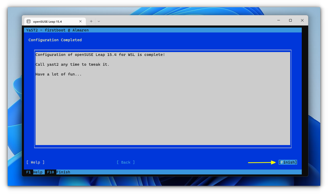 Install openSUSE in Windows With WSL