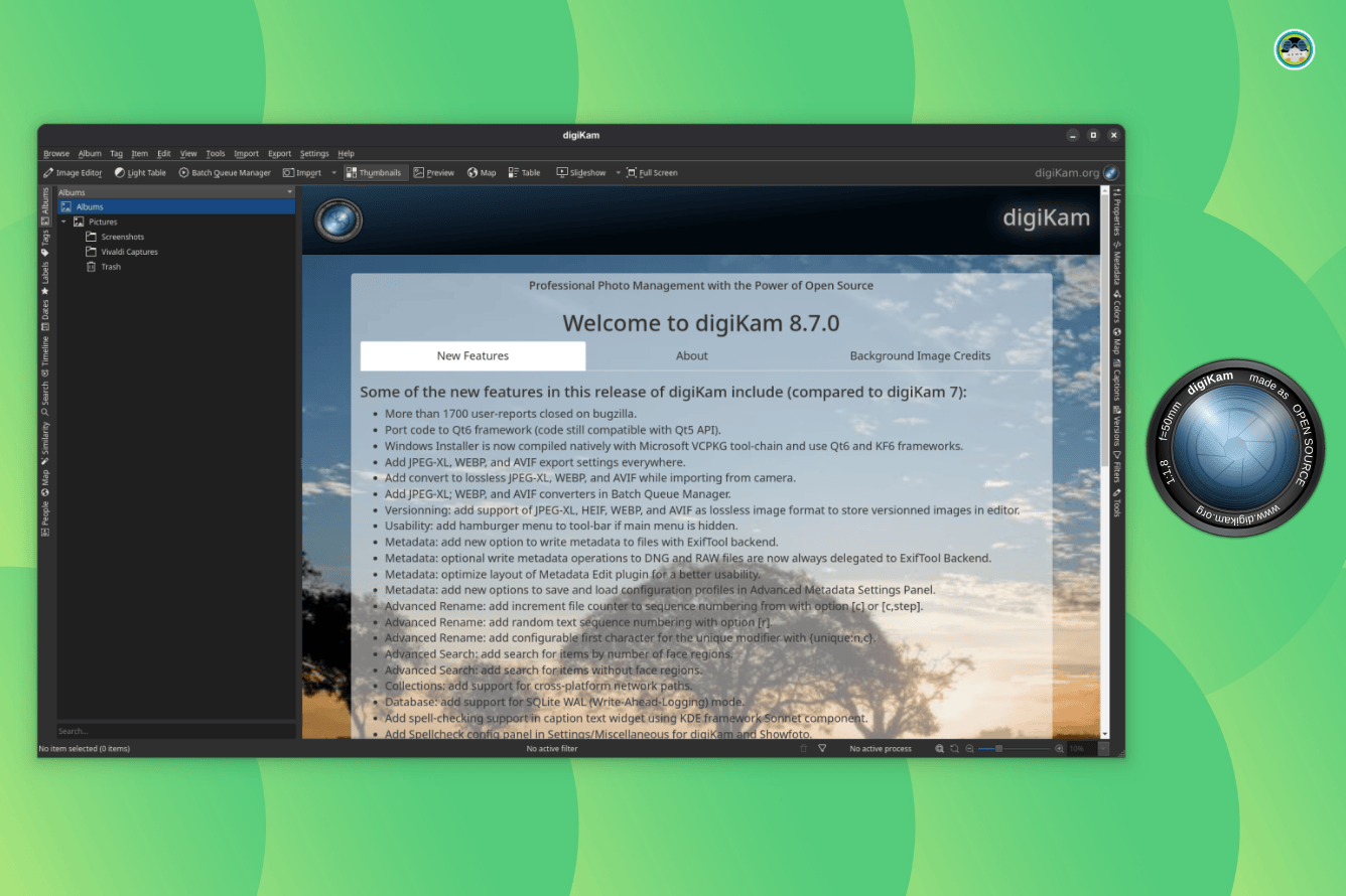 Open Source Photo Manager digiKam Improves its AI Offerings