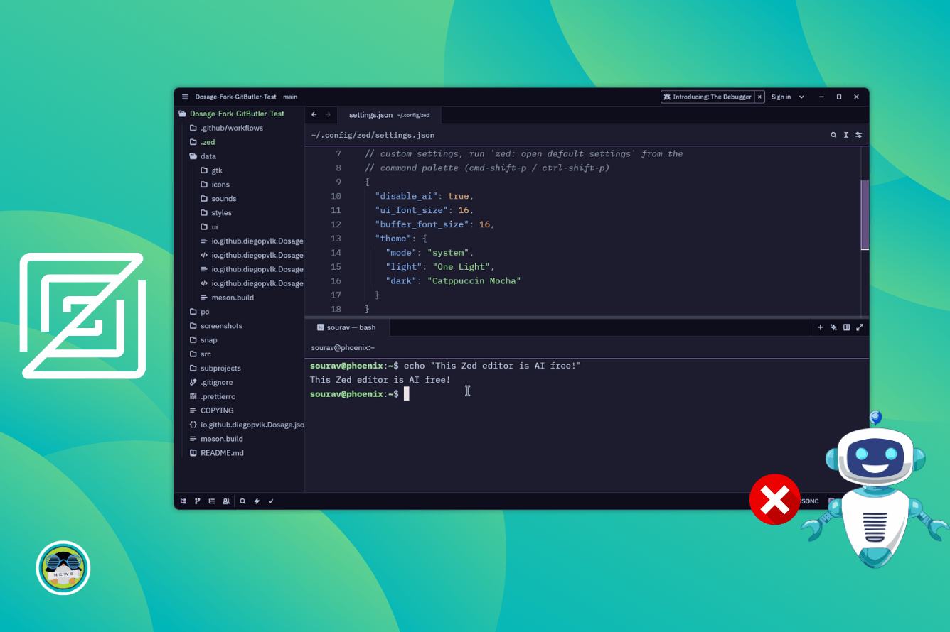 Irony? AI-focused Open Source Code Editor Zed Lets You Disable All AI ...