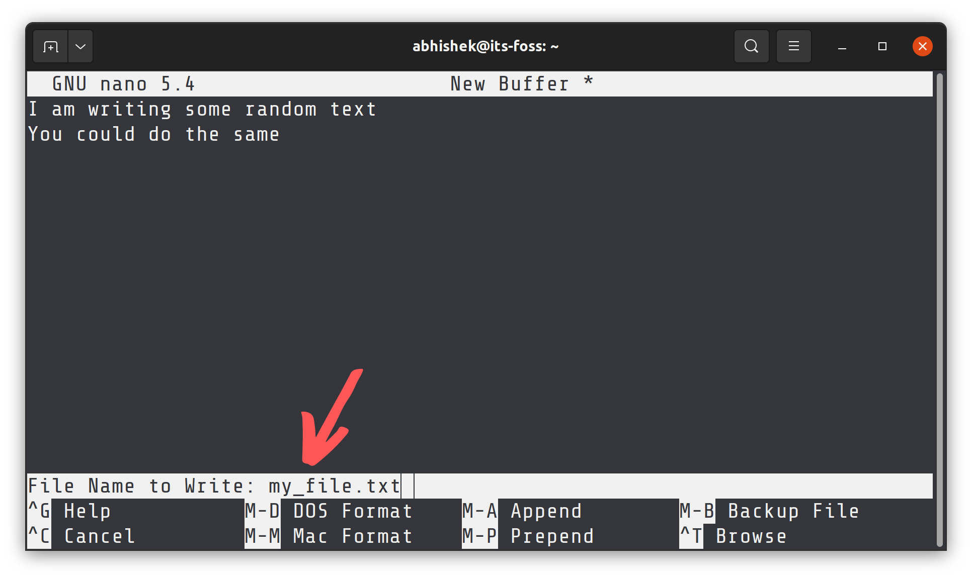 Editing Files in Linux Command Line