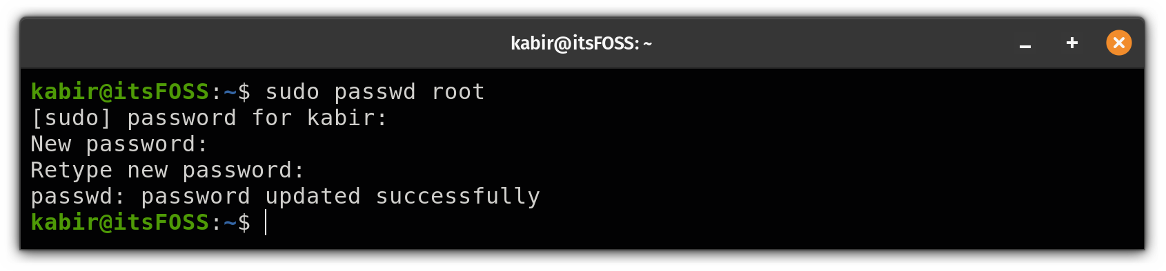 Set and Unset Root Password in Ubuntu
