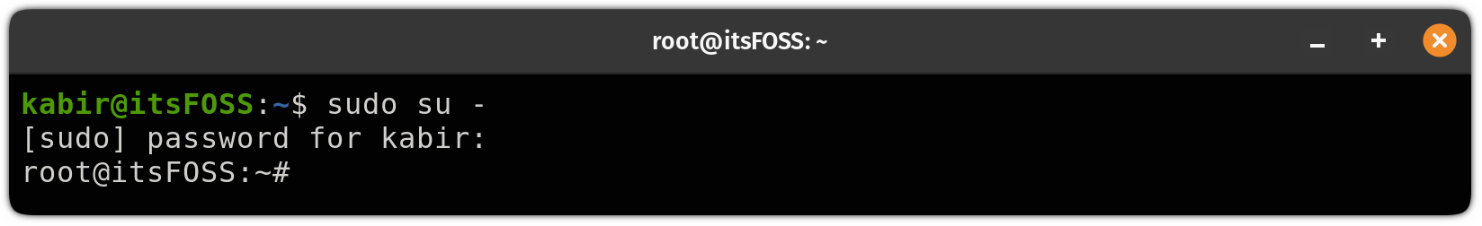 sudo -i or su -? How to Switch to Root User in Ubuntu