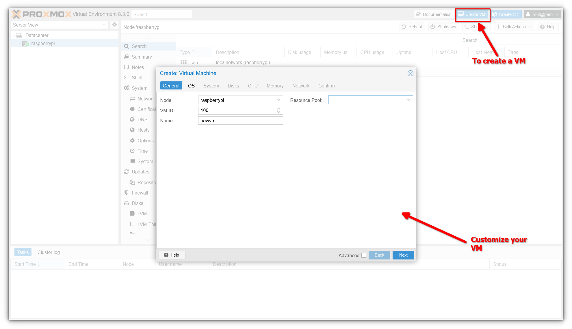 Installing Proxmox on a Raspberry Pi to run Virtual Machines on it