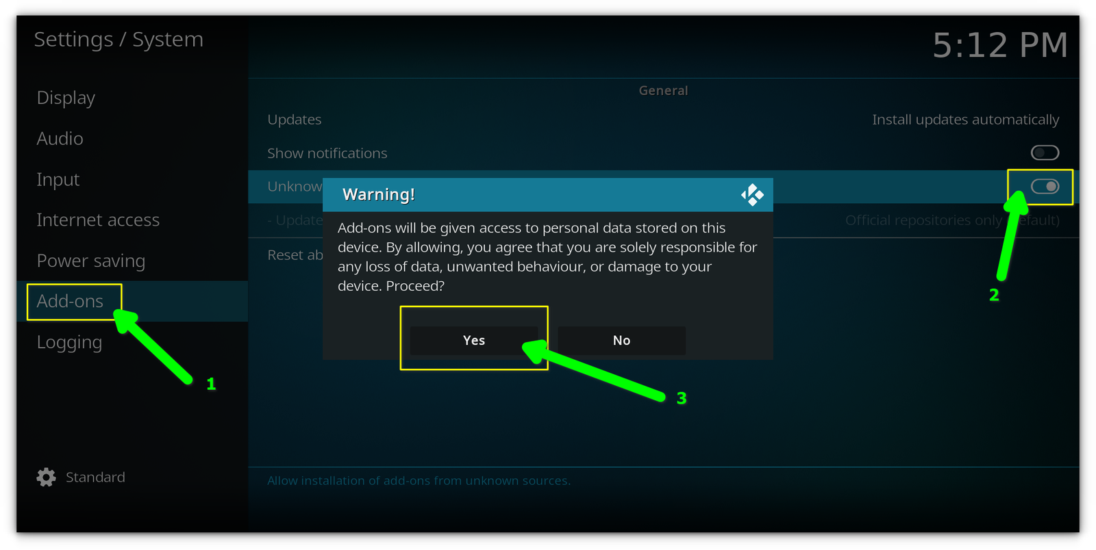 Installing Add-ons and Builds in Kodi