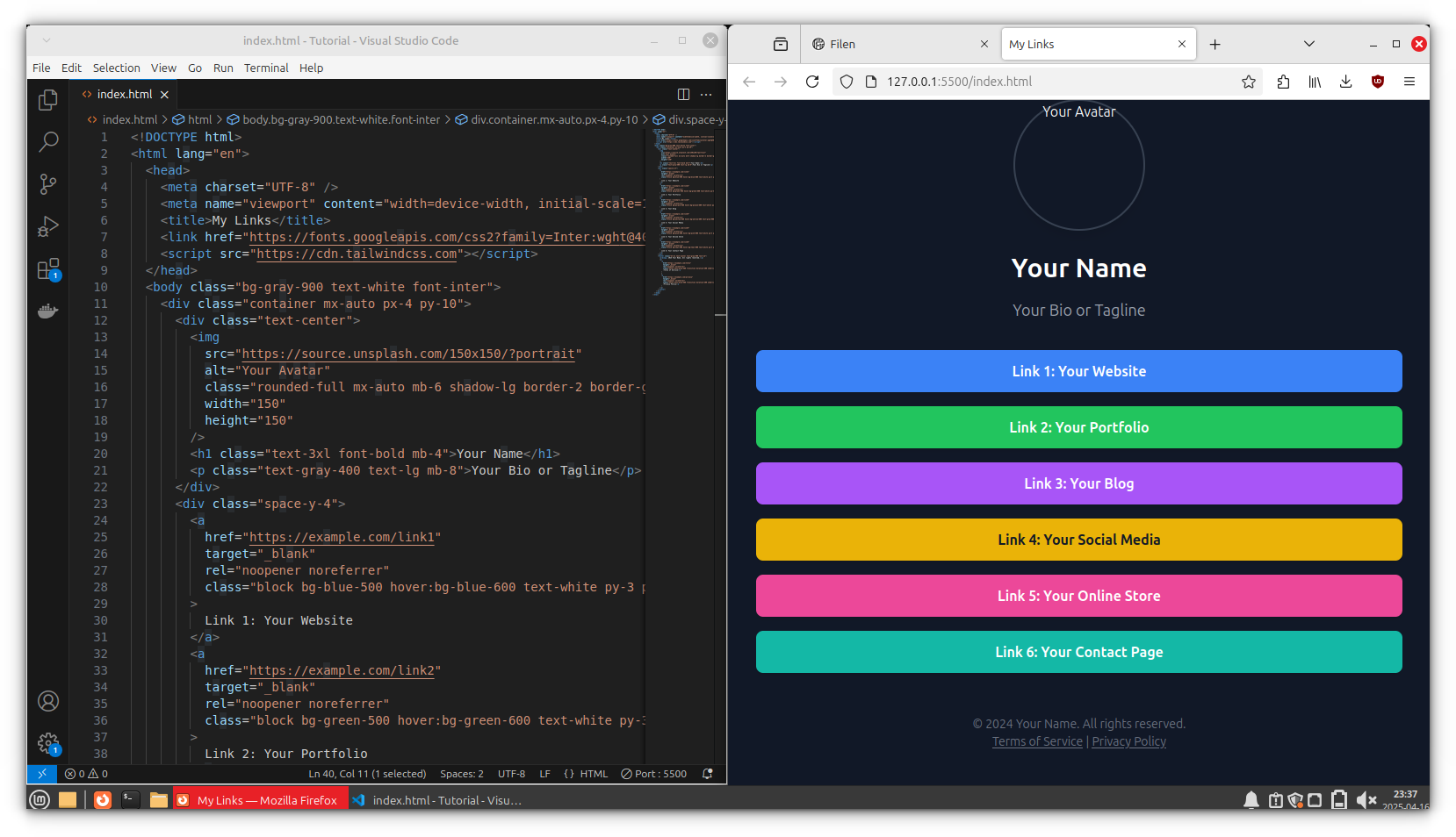 How I Run HTML Code in VS Code