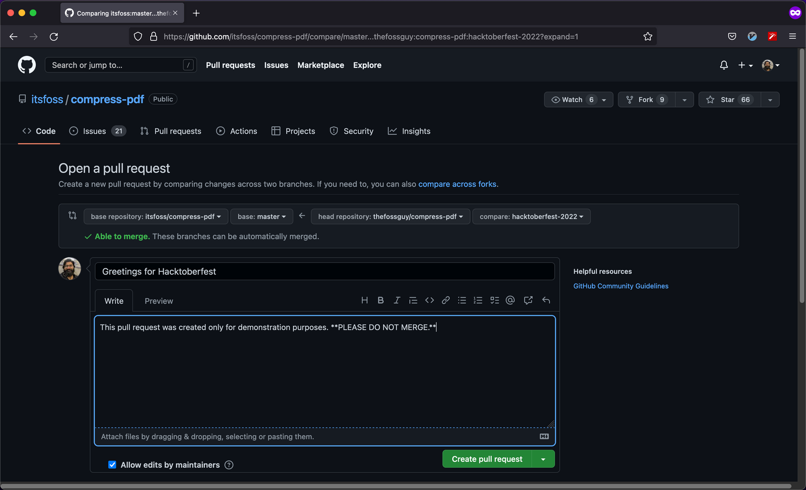 How to Contribute to Open Source in Hacktoberfest