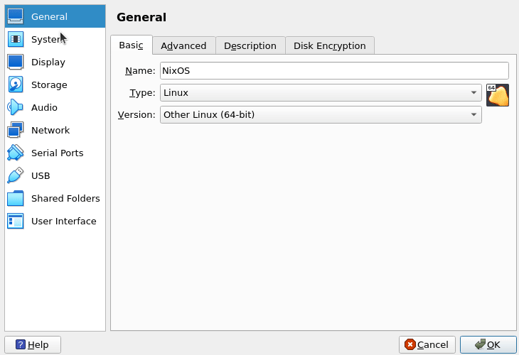 Install NixOS on a Virtual Machine