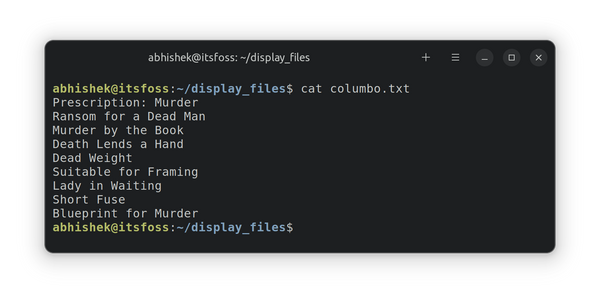 View The File Contents In Linux Command Line