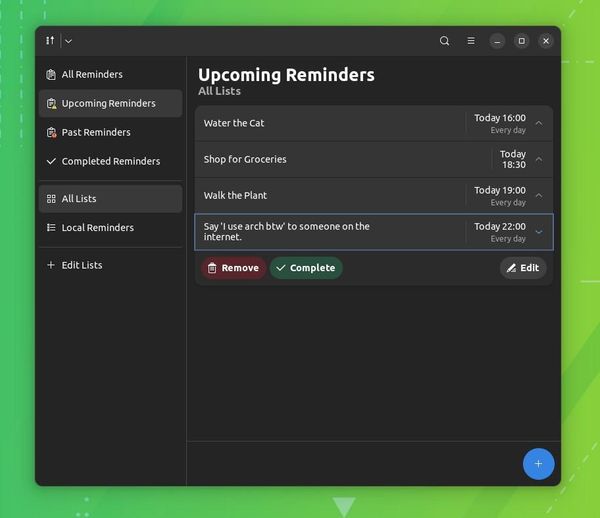 Reminders: A Nifty Open-Source Linux App To Help You Get Things Done